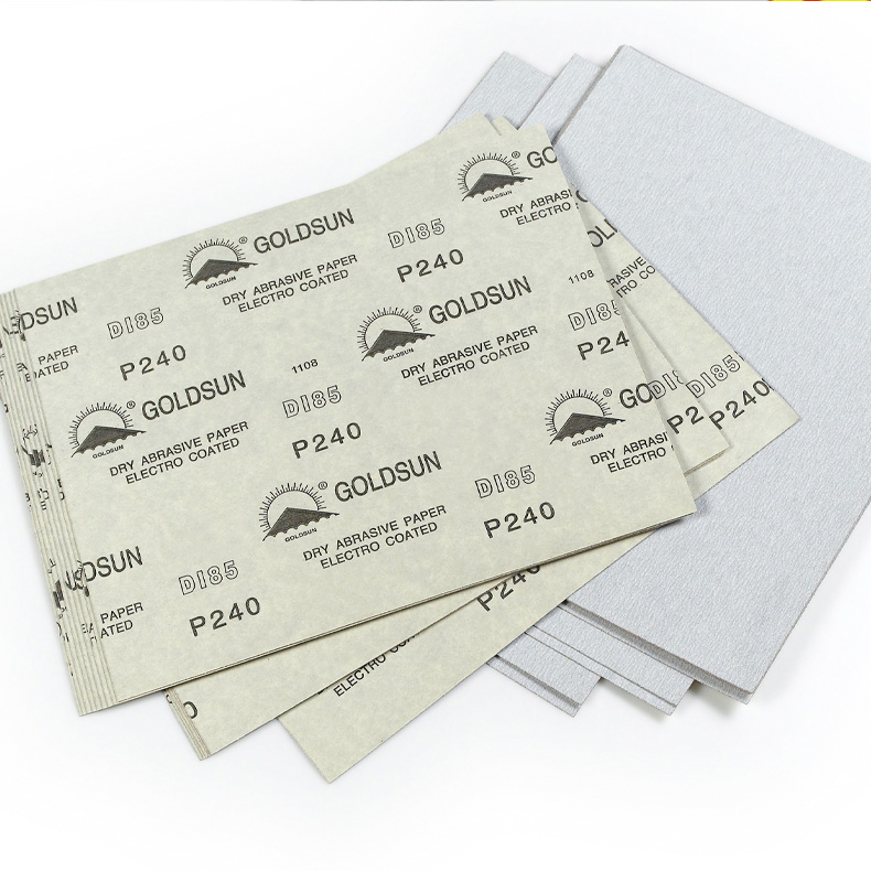 DI85 DRY ANTI-CLOG COATED ABRASIVE PAPER - GOLDEN SUN
