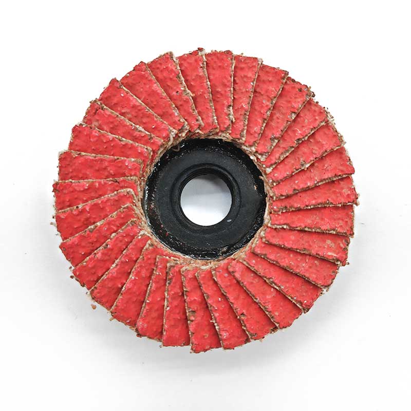 3” Quick Change Ceramic Abrasive Flap Disc With S-Type Back (Mini Flap ...